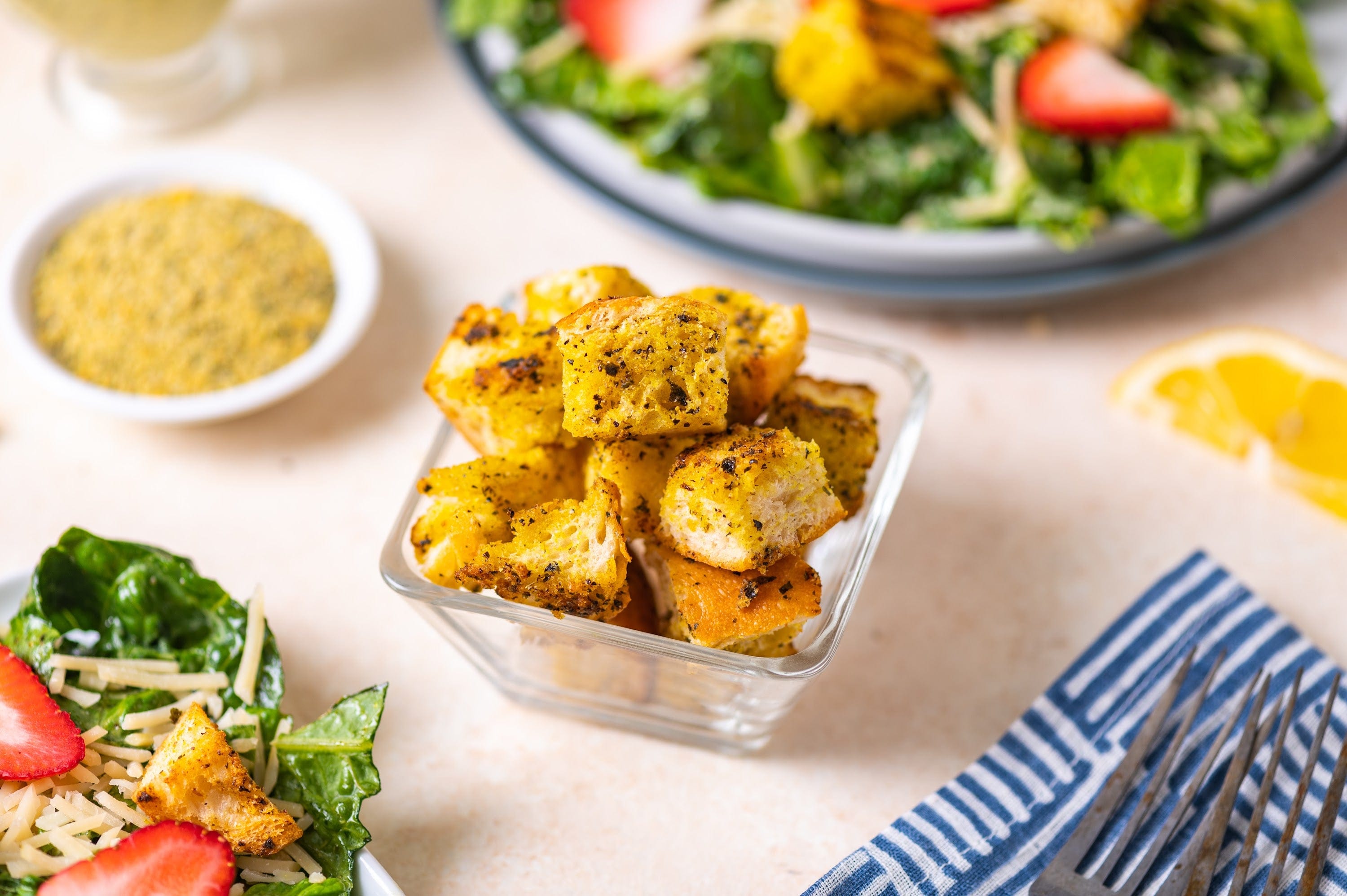 Simple Caesar Croutons Recipe – Savory Spice