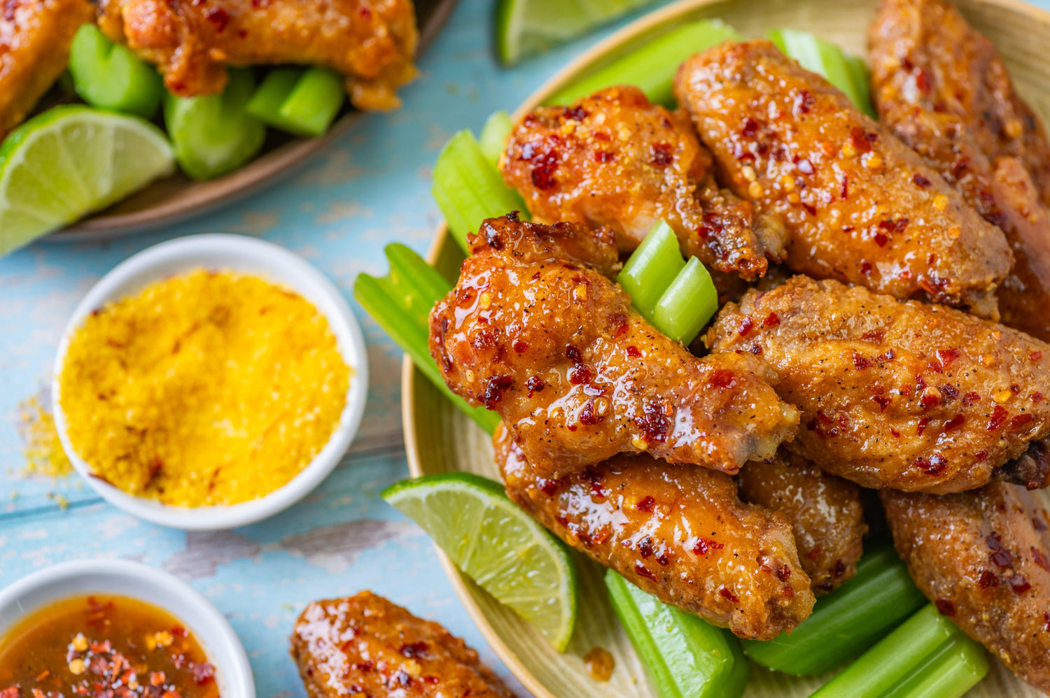 Sweet Chile Saffron Chicken Wings Recipe – Savory Spice