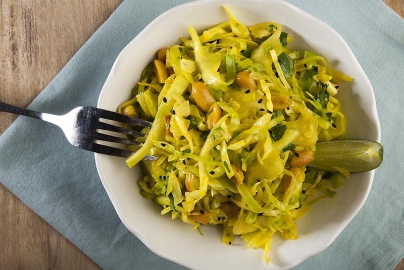 Indian Gujarati Slaw Recipe – Savory Spice