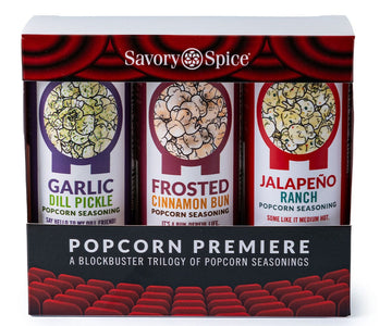 Popcorn Premiere Gift Set (Popcorn Seasoning Variety Pack) — Savory Spice