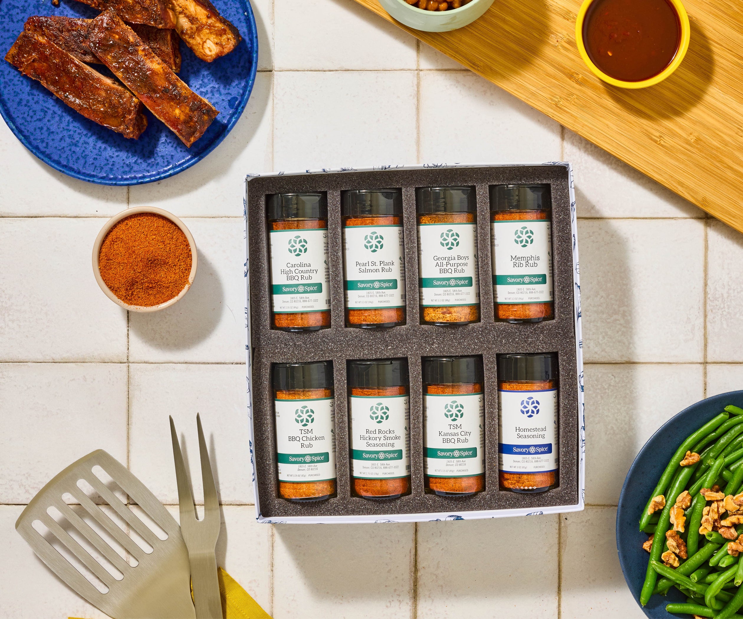 The Ultimate BBQ & Smoking Collection - BBQ Spice Rub Gift Set — Savory ...