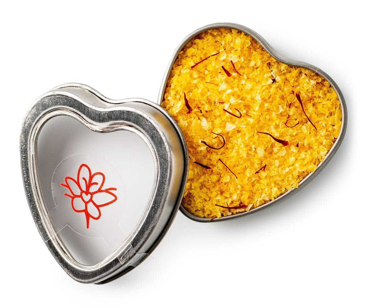 Saffron Salt, Flaky Salt & Saffron Gift for Valentine's Day — Savory Spice