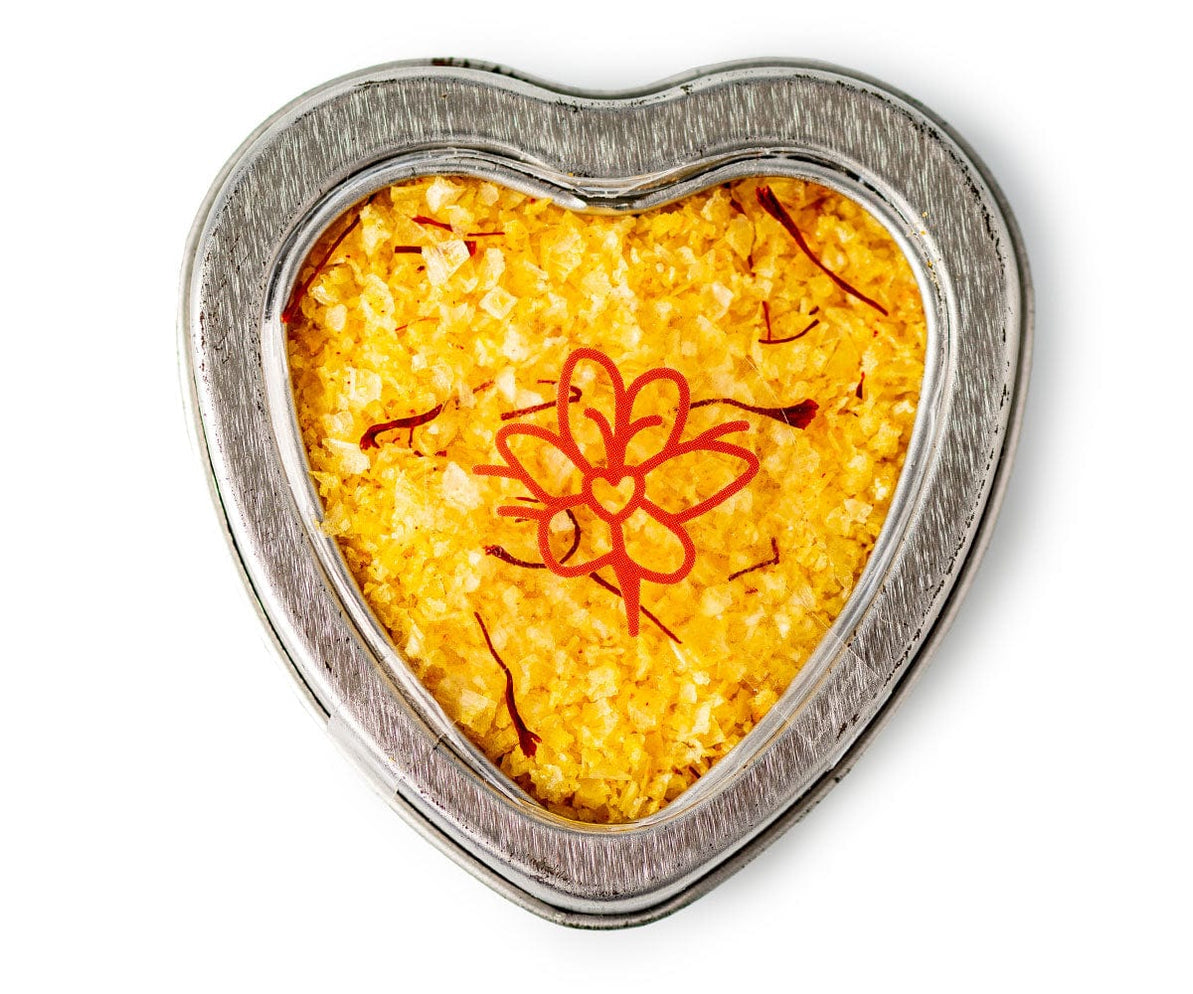 Saffron Salt, Flaky Salt & Saffron Gift for Valentine's Day — Savory Spice